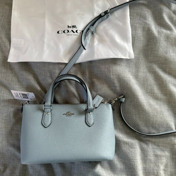 Coach | Bags | Nwt Coach Mini Gallery Crossbody Bag Cn752 Pale Blue ...